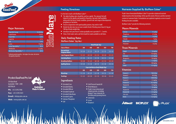 Prydes Bio-Mare Cubes 25kg – Coopers Rural & Hardware.